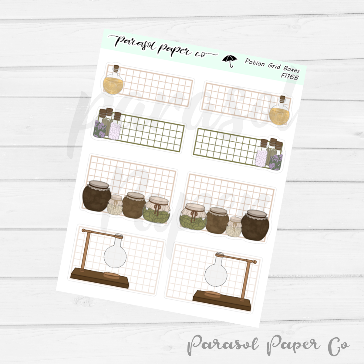 F116 - Potion Boxes – Parasol Paper Co