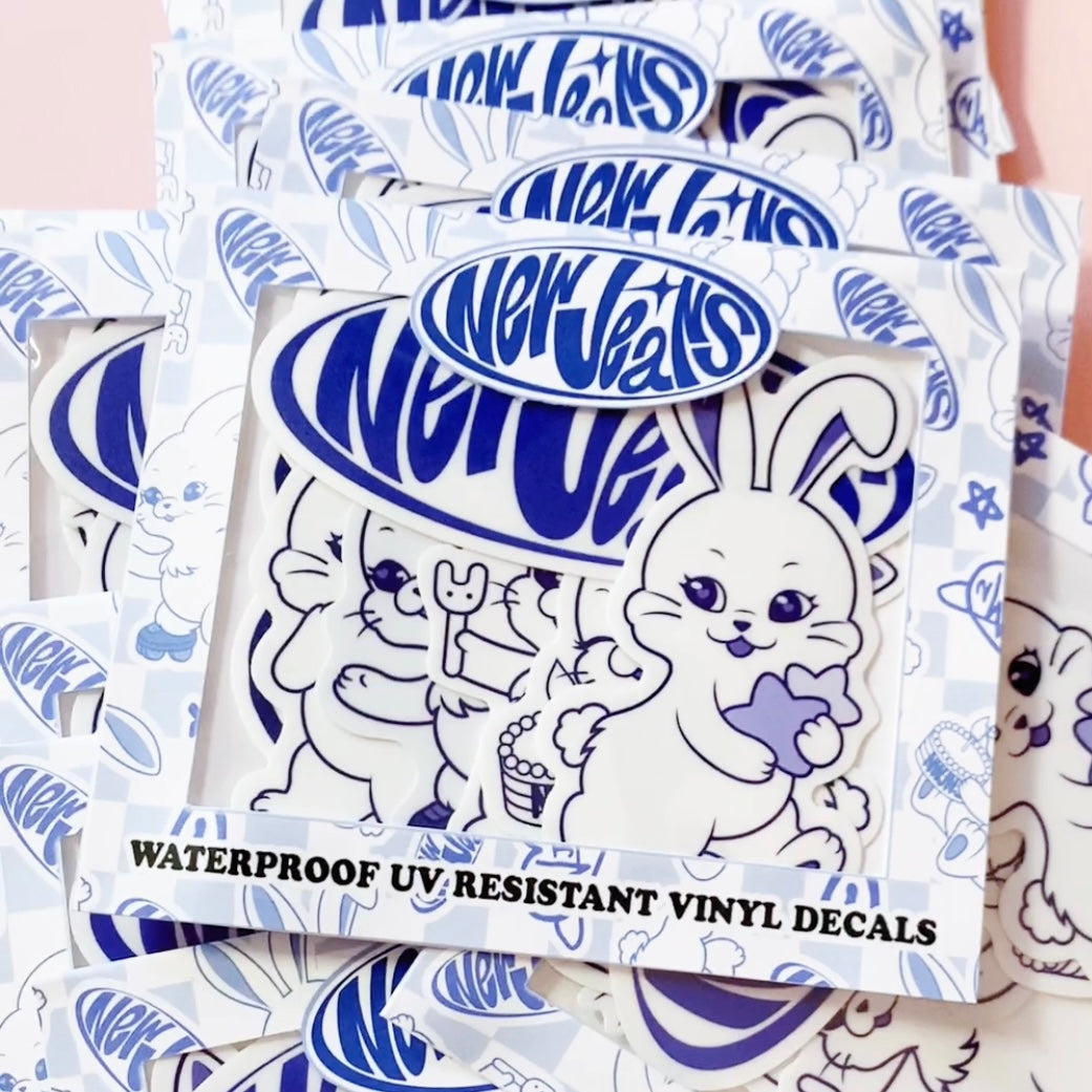 [WATERPROOF] NEWJEANS Vinyl Sticker Decal Pack – Parasol Paper Co