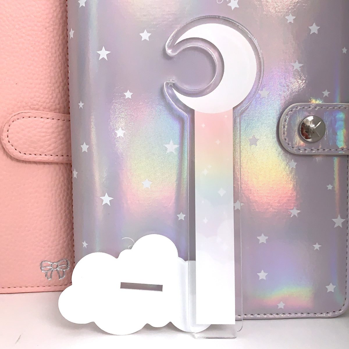 Pastel Rainbow Crescent Moon Cloud Bank Acrylic Standee Washi Stand ...