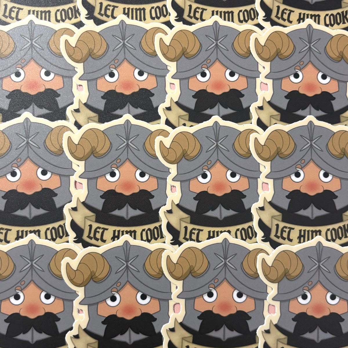 [WATERPROOF] Dungeon Meshi - Let Him Cook Senshi Vinyl Decal – Parasol ...