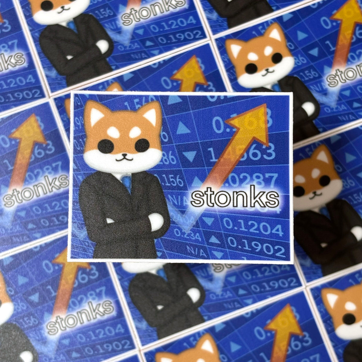 [WATERPROOF] Junior Stonks Not Stonks Meme Vinyl Sticker Decal ...