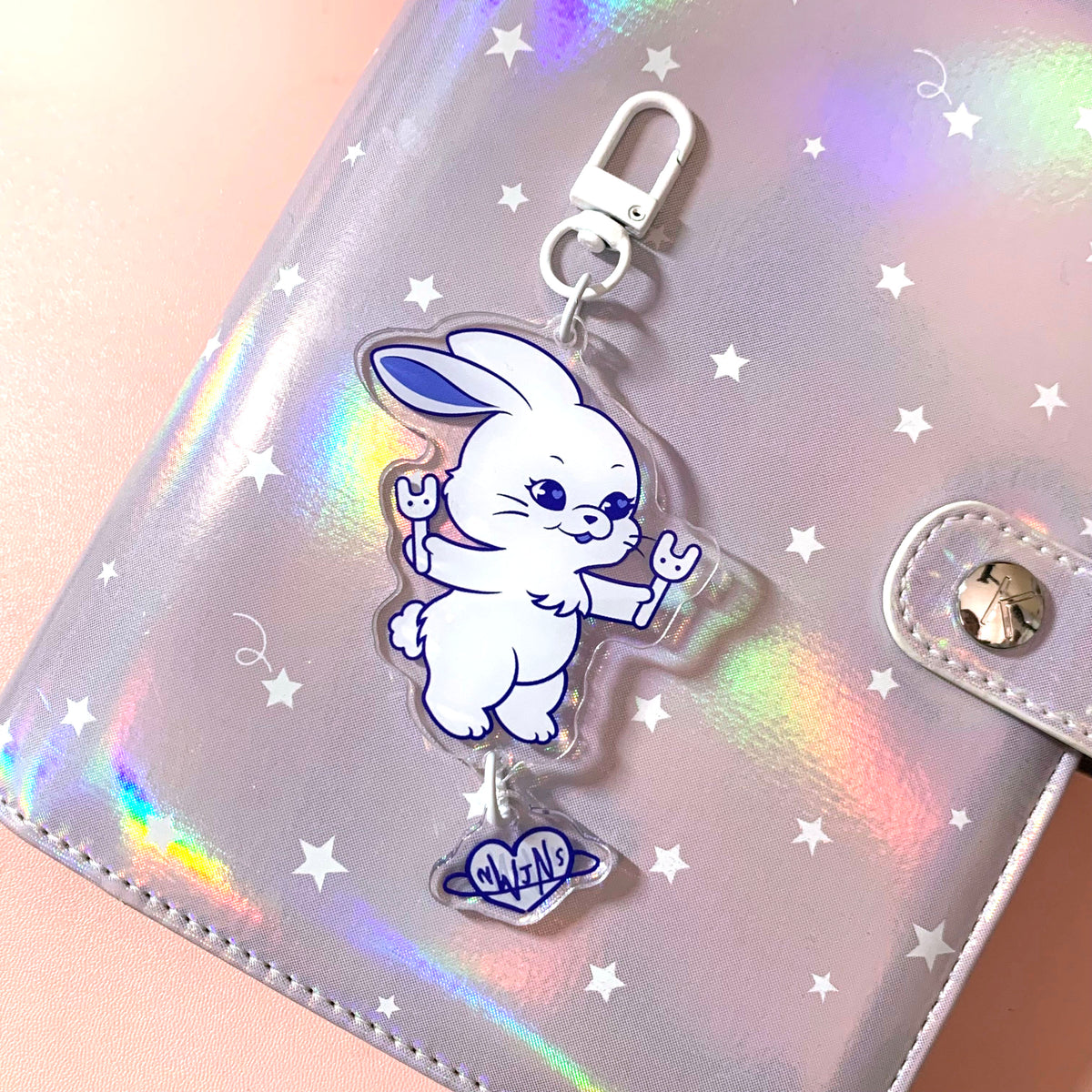 NEWJEANS Tokki Lightstick Dangle Charm Acrylic Keychain – Parasol Paper Co