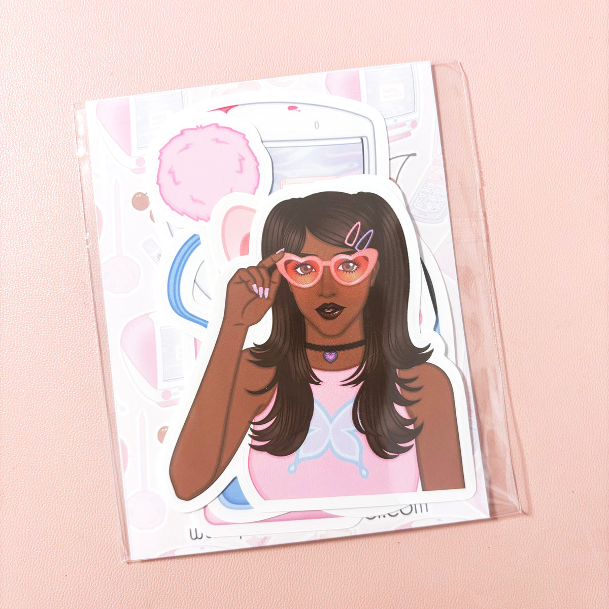 Y2K - Sticker Die Cut Packs - Mulitple Skin Tones – Parasol Paper Co
