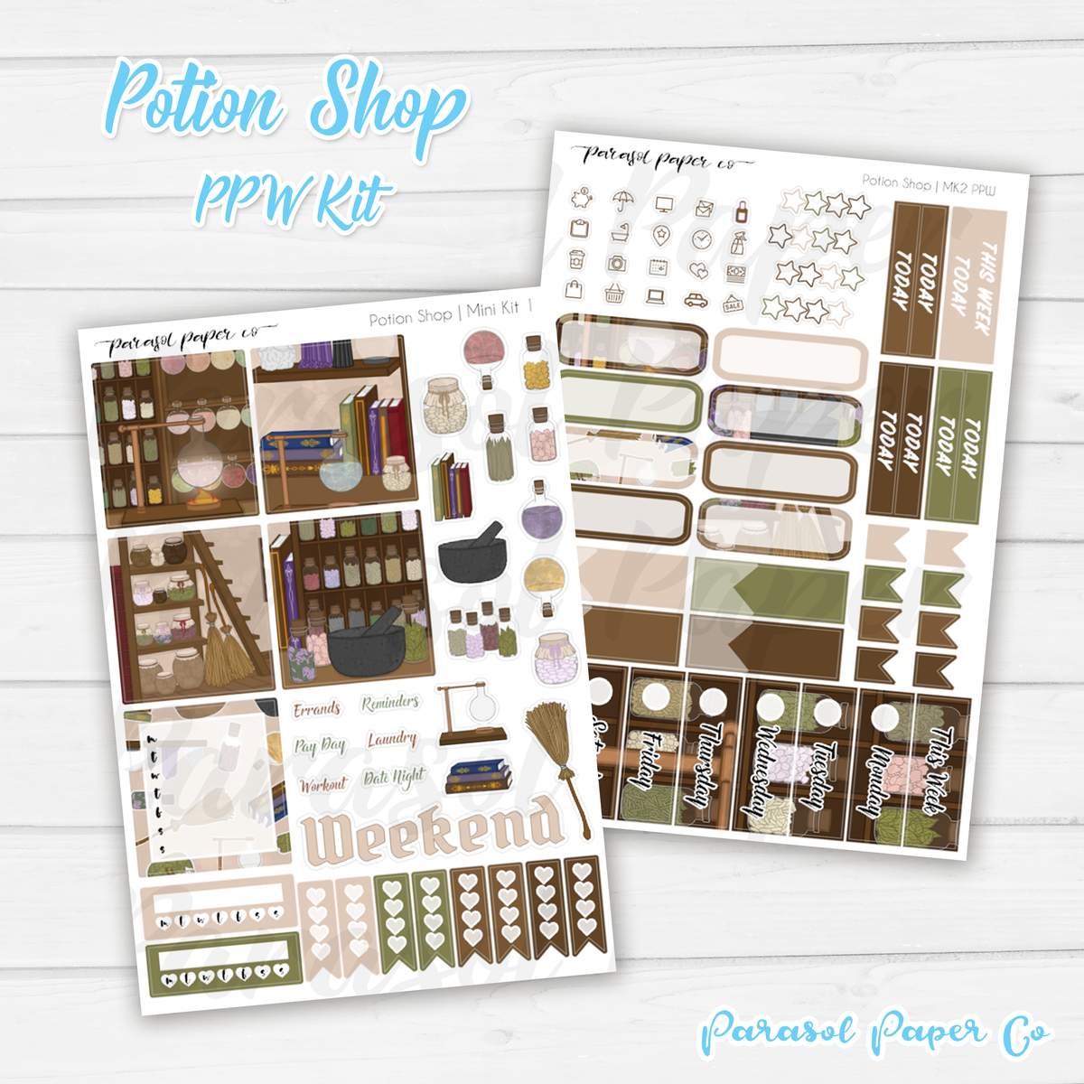 PPW Mini Kit - Potion Shop – Parasol Paper Co