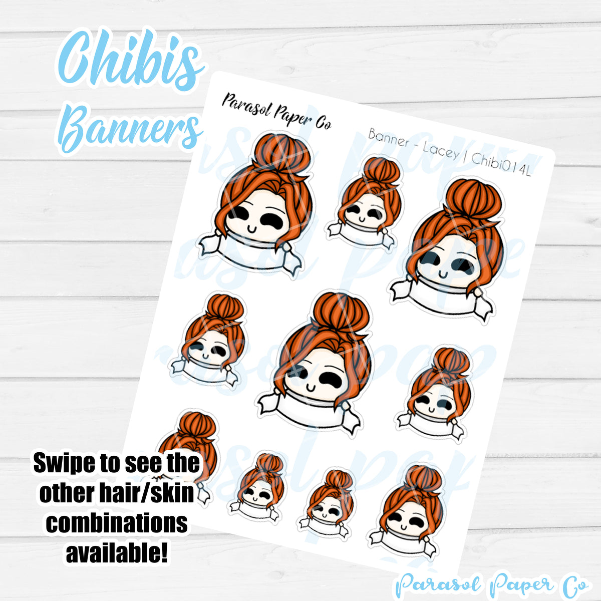Chibi Girl - Banner – Parasol Paper Co