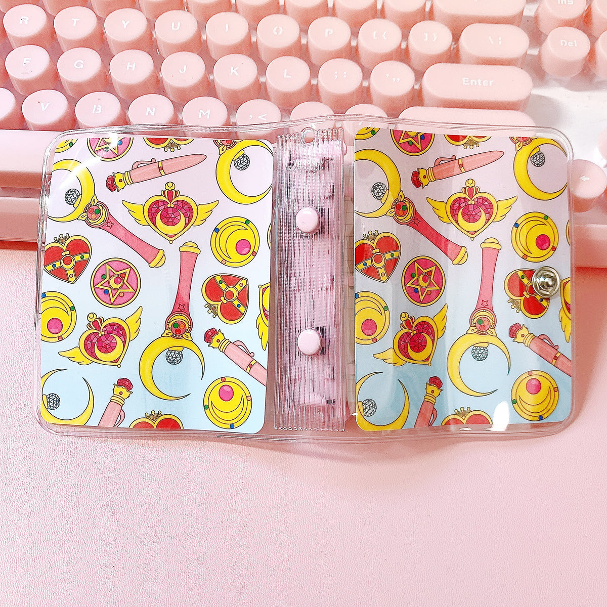 Pink Clear Mini Binders – Parasol Paper Co