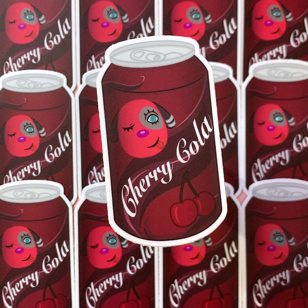 [WATERPROOF] ACNH Cherry Cola Soda Pop Vinyl Sticker Decal – Parasol ...
