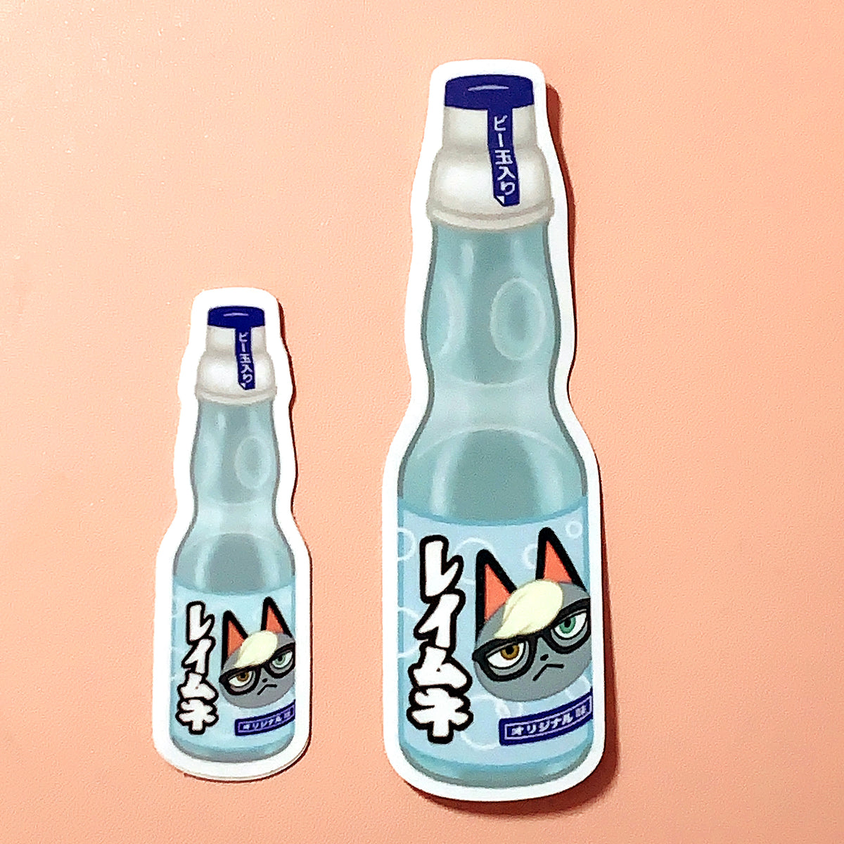 [WATERPROOF] ACNH Raymond Ramune Vinyl Sticker Decal (two sizes ...