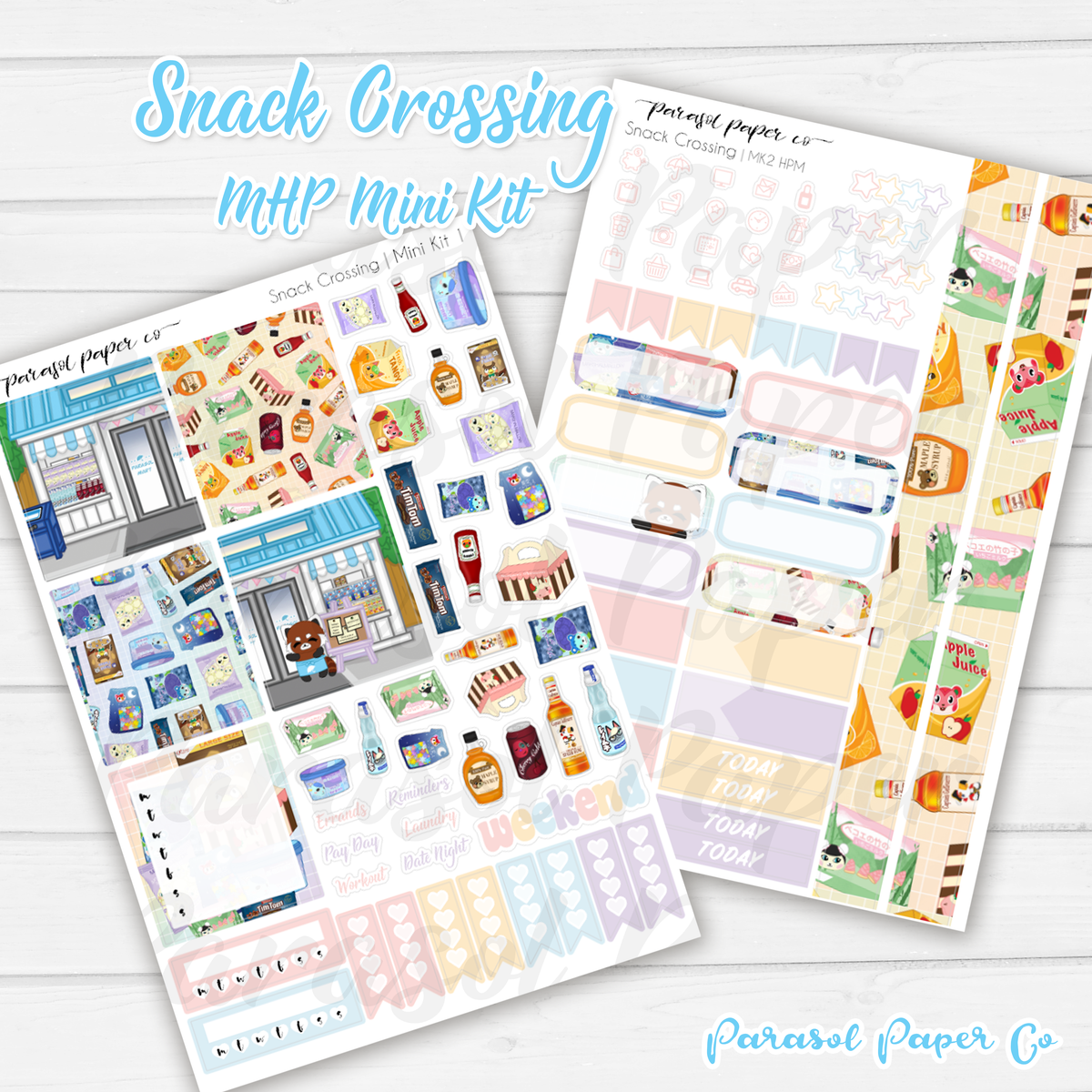 MHP Mini Kit - Snack Crossing – Parasol Paper Co