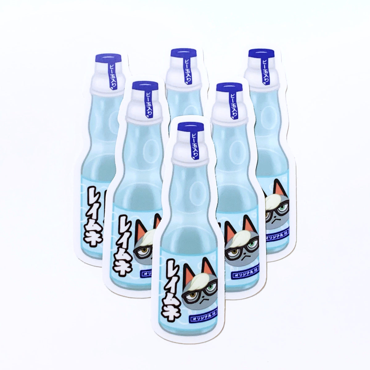 [WATERPROOF] ACNH Raymond Ramune Vinyl Sticker Decal (two sizes ...