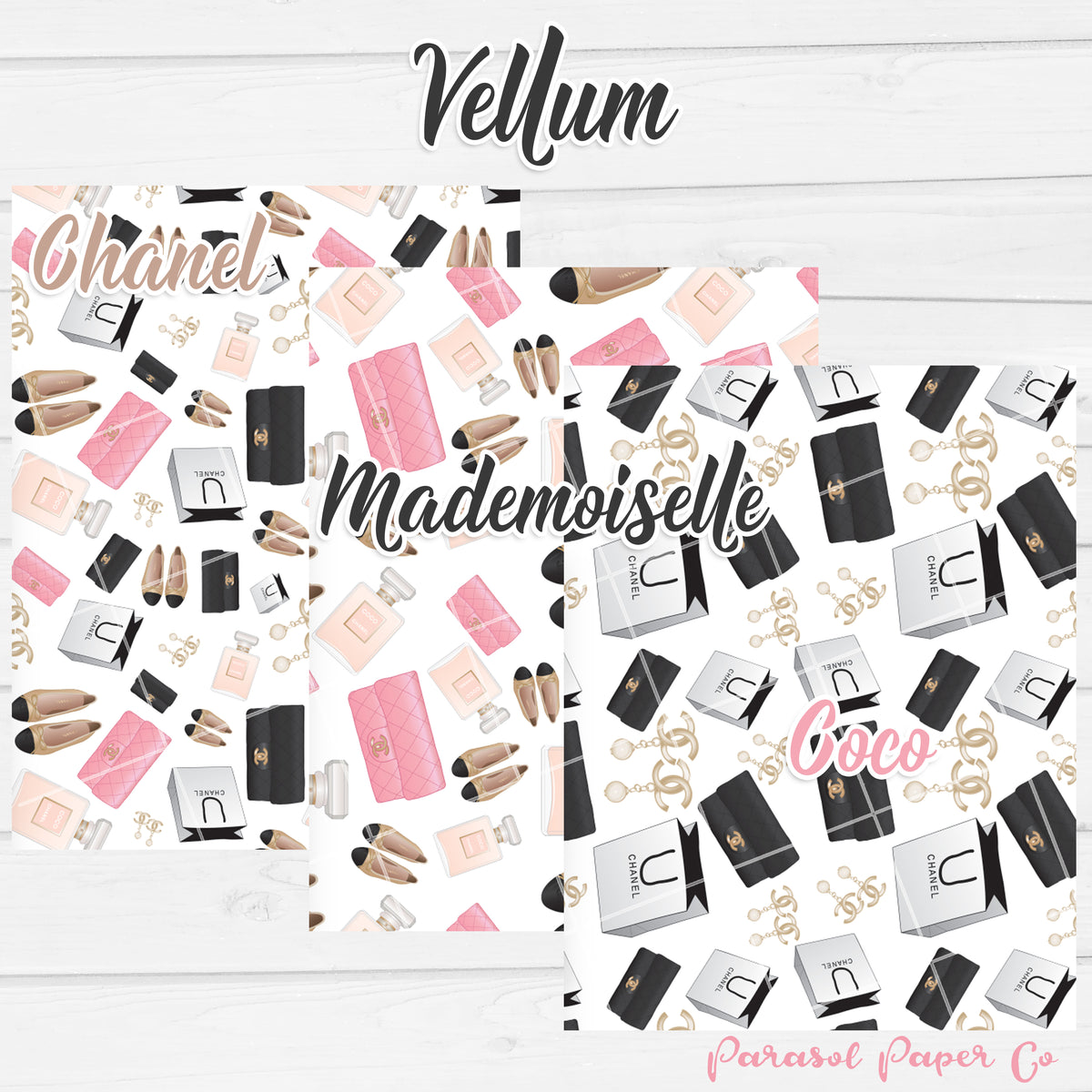 Chanel - Vellum and Cardstock Paper – Parasol Paper Co