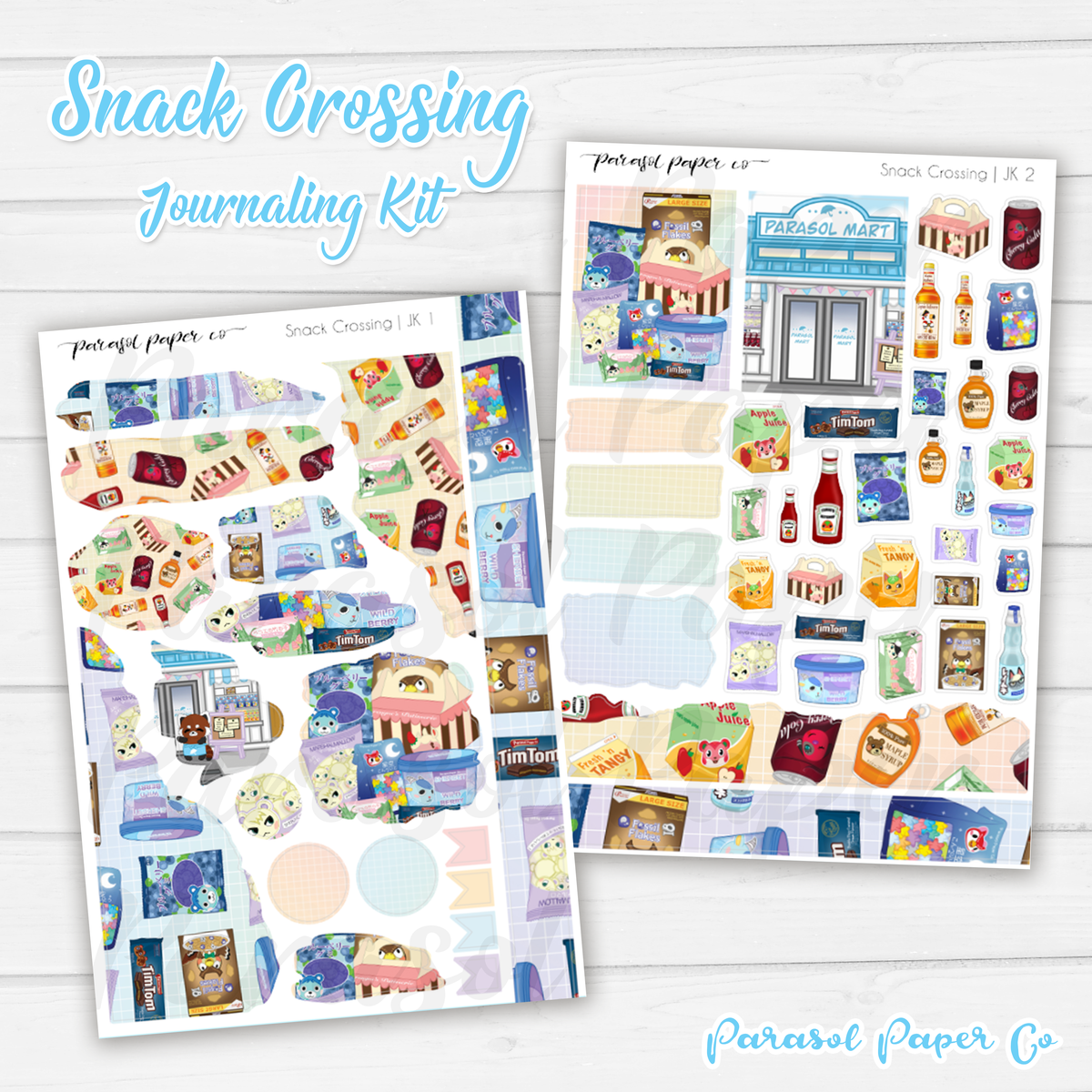 Journaling Kit - Snack Crossing – Parasol Paper Co
